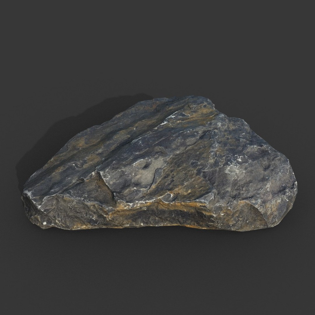 3D 8 Low Poly PBR Gray Sharp Rock Photogrammetry Model - TurboSquid 2163022