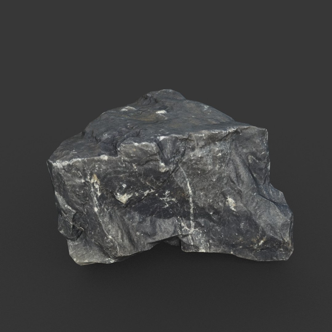 3D 8 Low Poly PBR Gray Sharp Rock Photogrammetry Model - TurboSquid 2163022