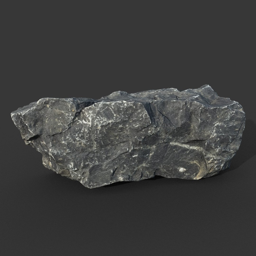 3D 8 Low Poly PBR Gray Sharp Rock Photogrammetry Model - TurboSquid 2163022