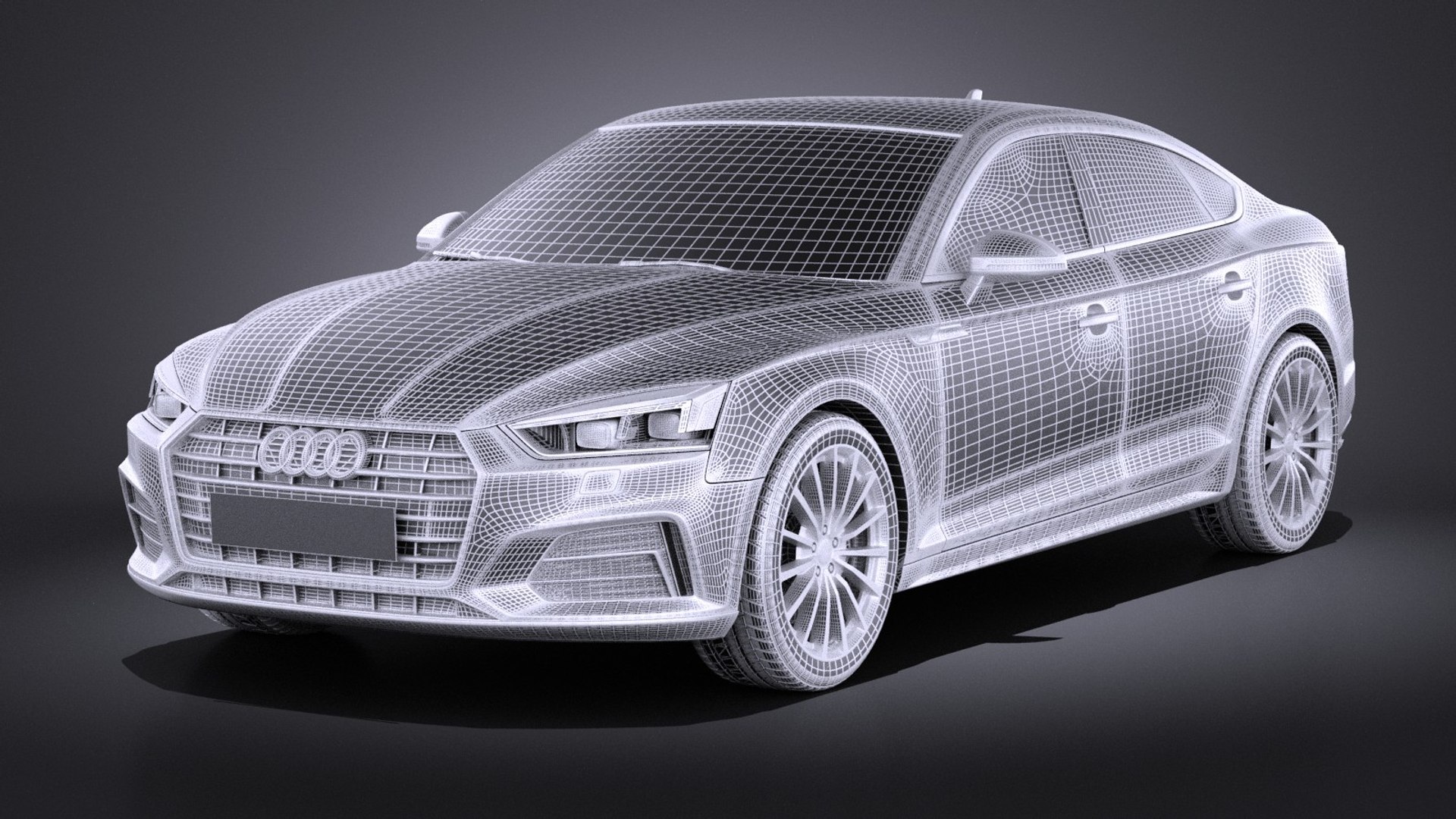 Audi A5 Sportback 3d Model