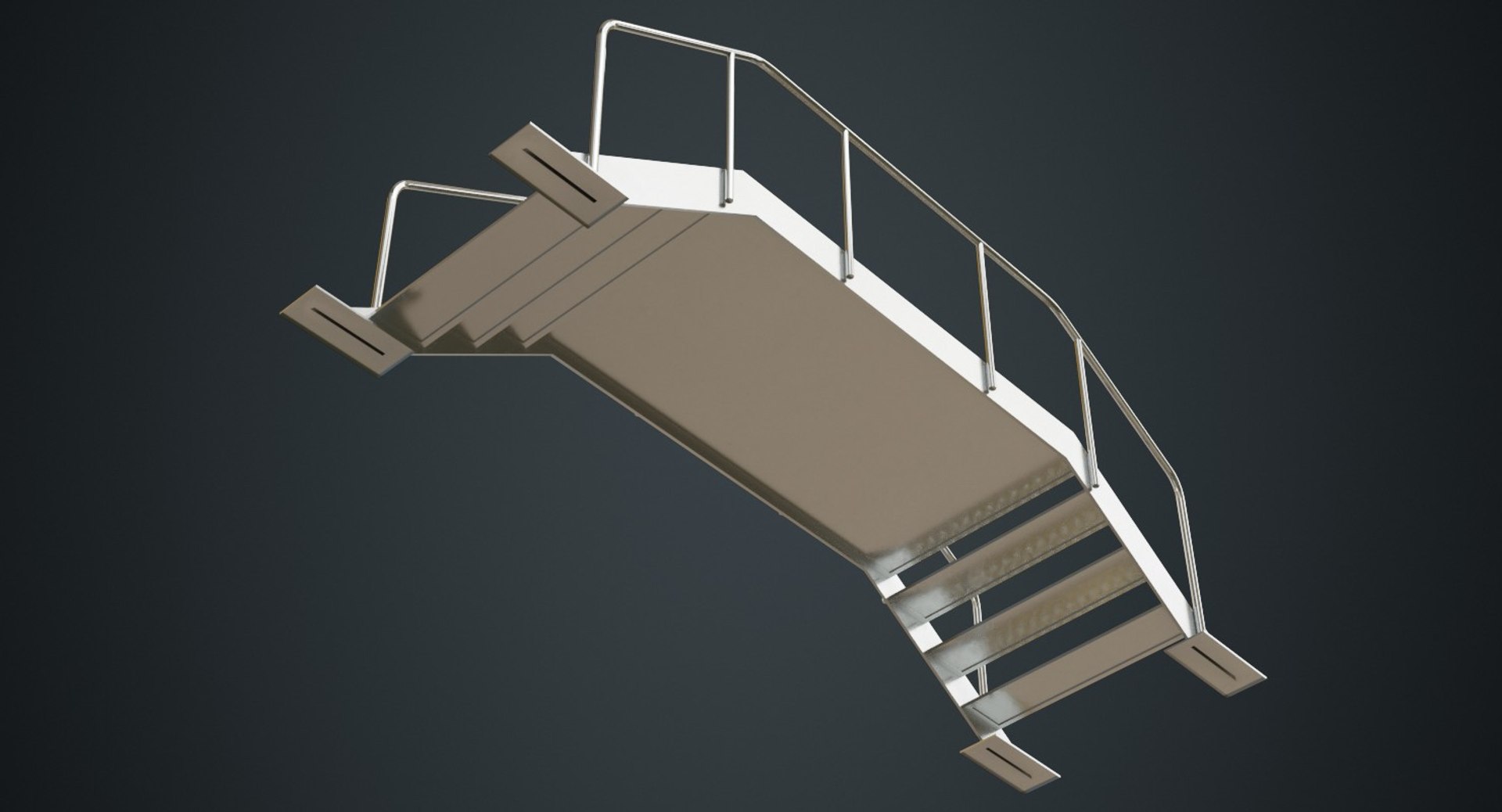 3D Stair 2c - TurboSquid 1342436