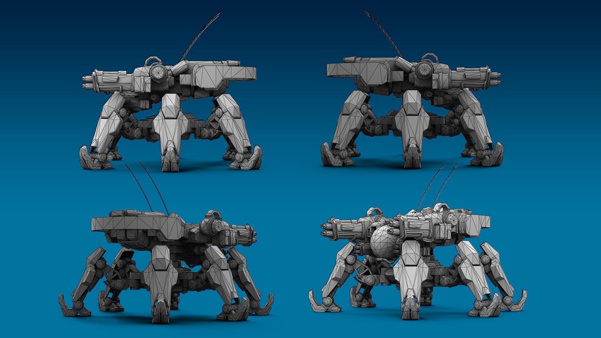 Free 3D Stylized Sci Fi Mech Robot Asset Model - TurboSquid 2515900