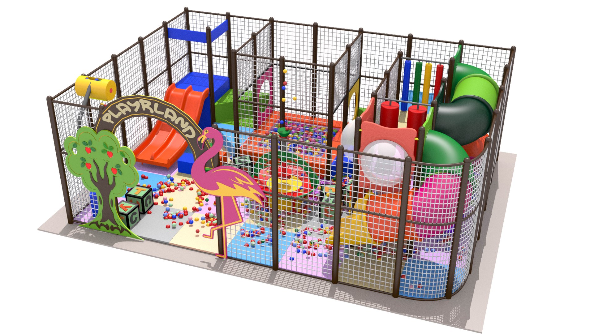 Indoor Playground Model - TurboSquid 1770090