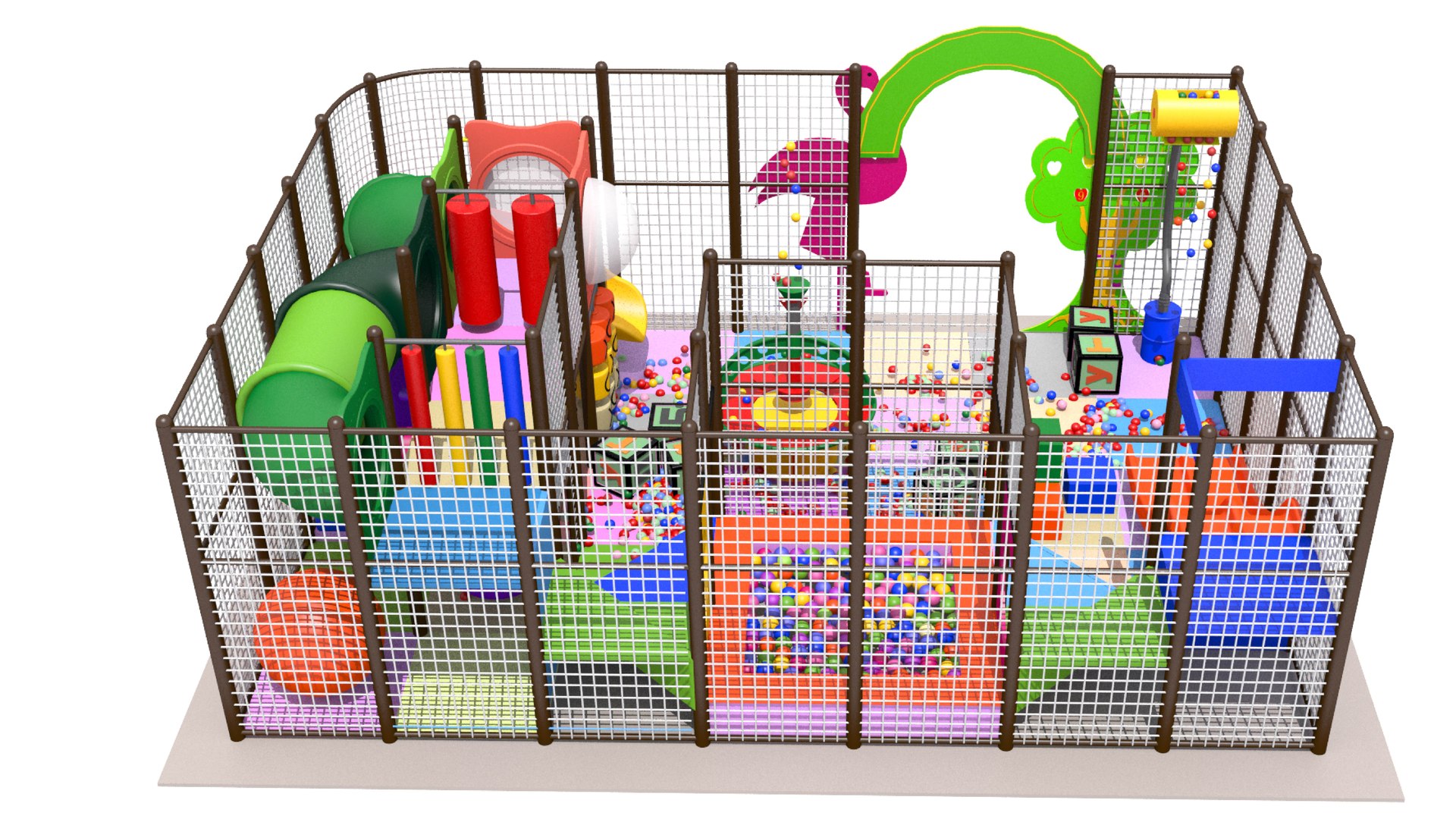 Indoor Playground Model - TurboSquid 1770090