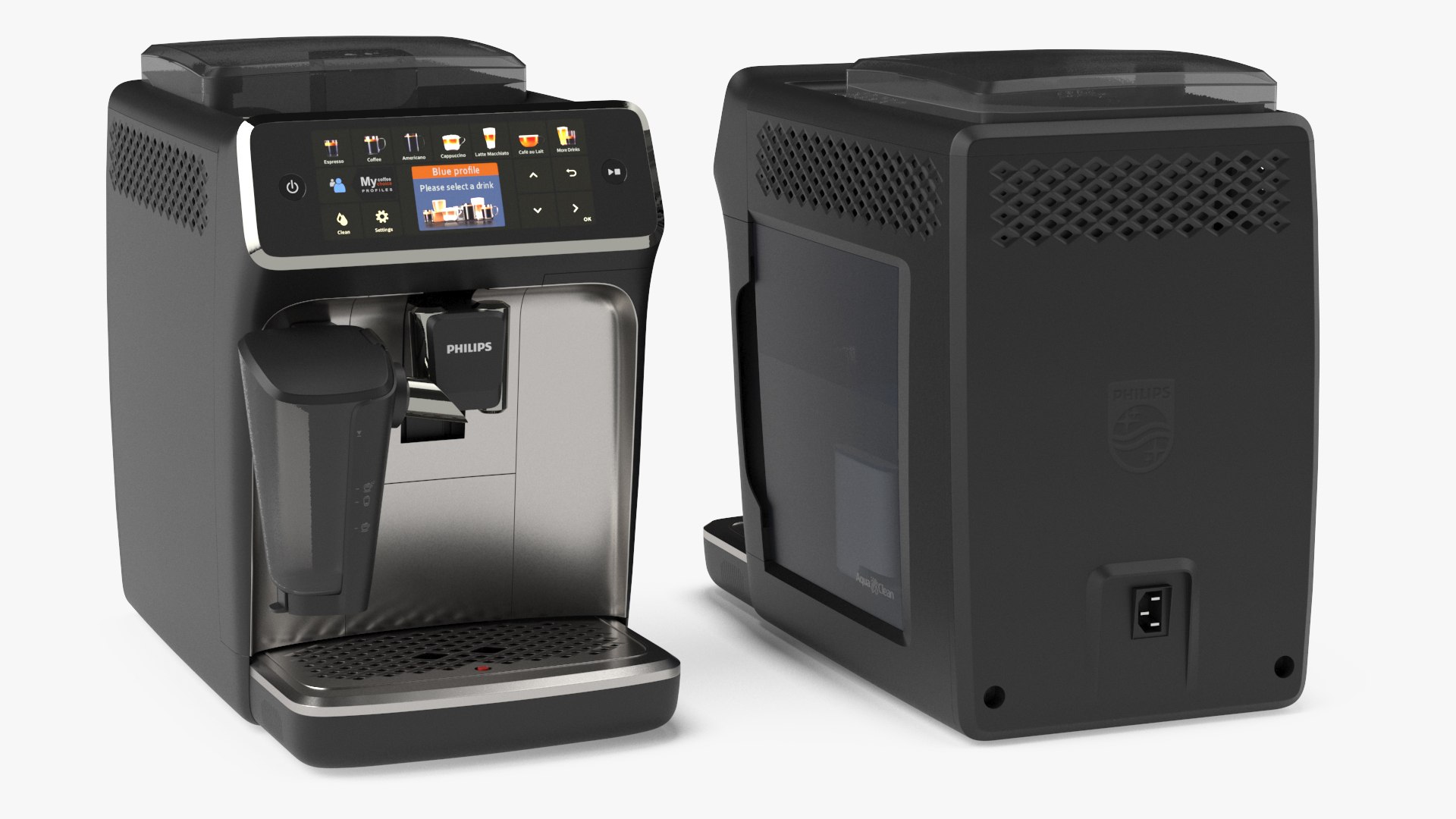 3D Coffee Machine Philips 5400 Lights On - TurboSquid 2259005