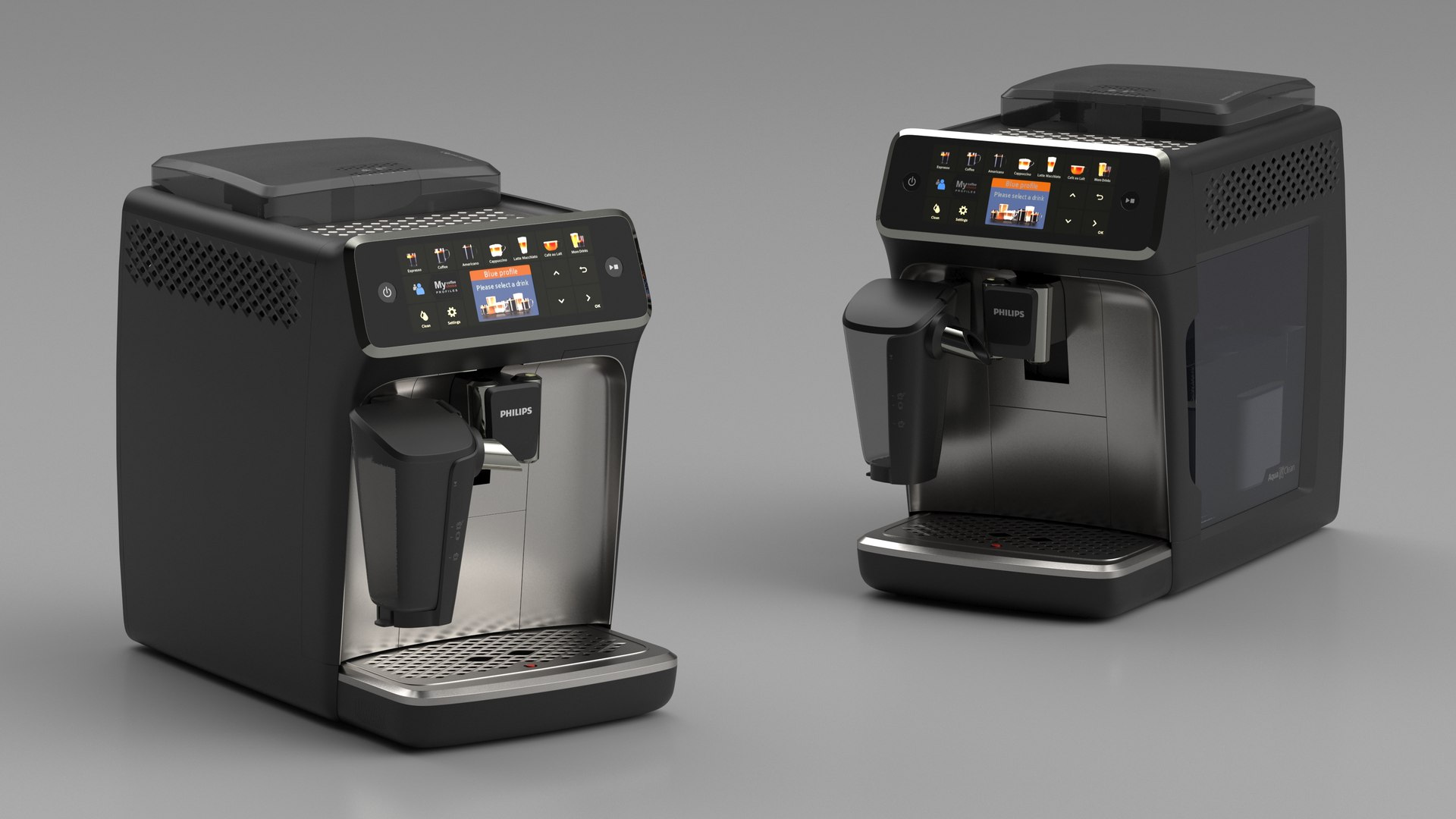 3D Coffee Machine Philips 5400 Lights On - TurboSquid 2259005