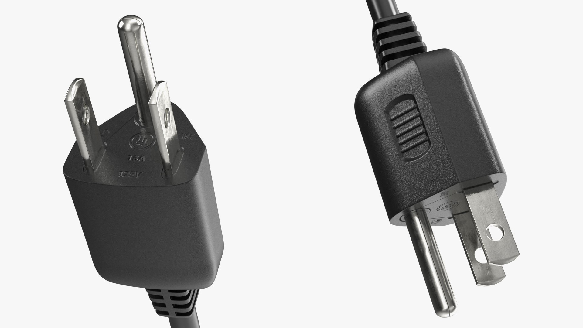 Type B Electric Plug Grounded Rigged For Maya 3D Model - TurboSquid 2056759