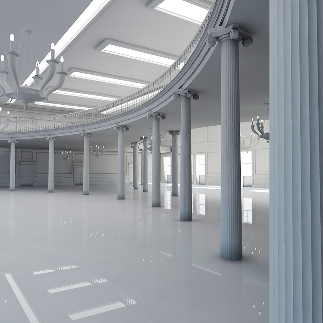 interior scene 3d model