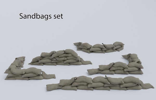 Sandbags 3D Models for Download | TurboSquid
