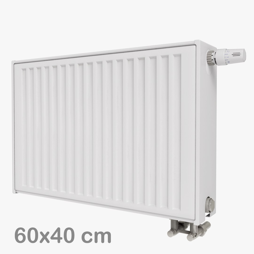 3D Common Home Heater Radiator 60x40 Cm Model - TurboSquid 2208748