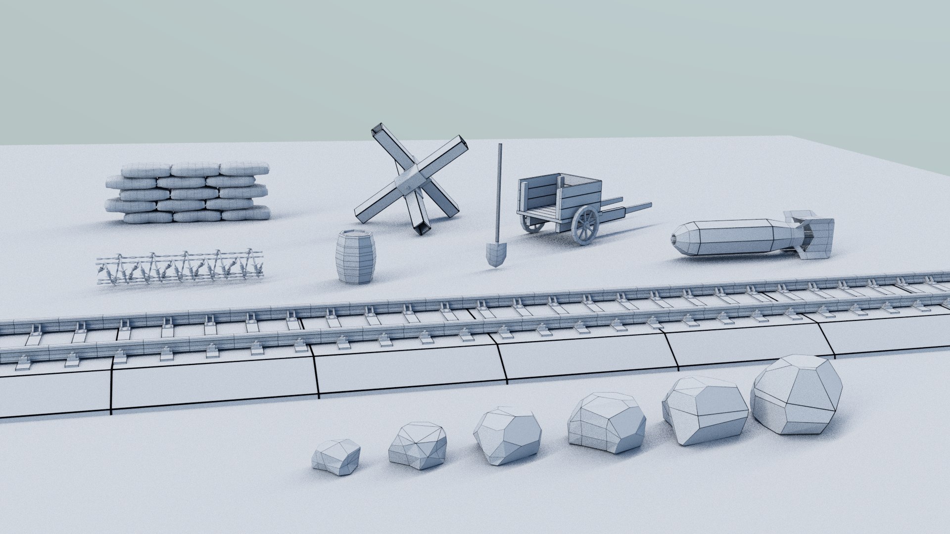 3D Model World War Assets - TurboSquid 1172138