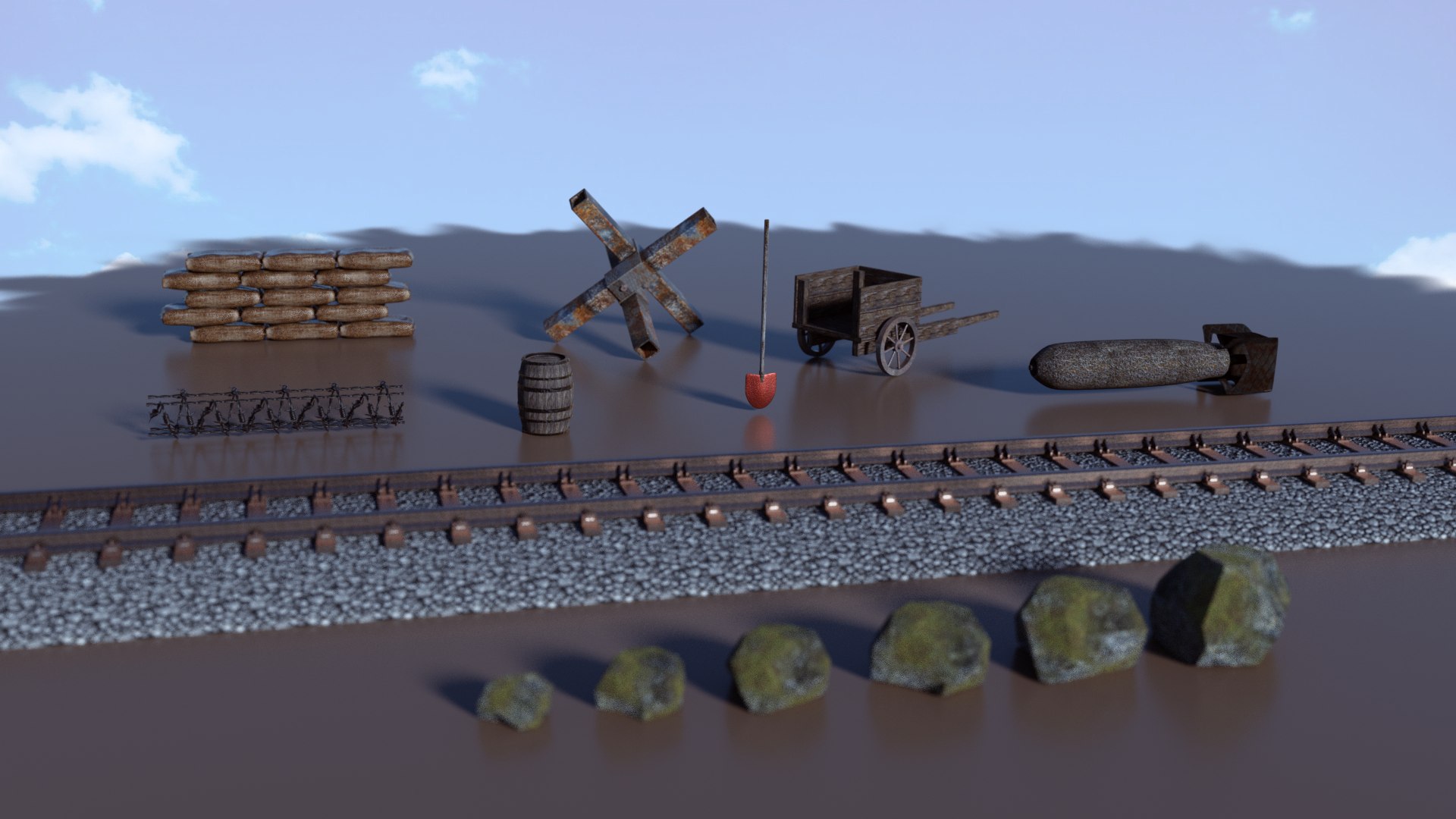3D Model World War Assets - TurboSquid 1172138