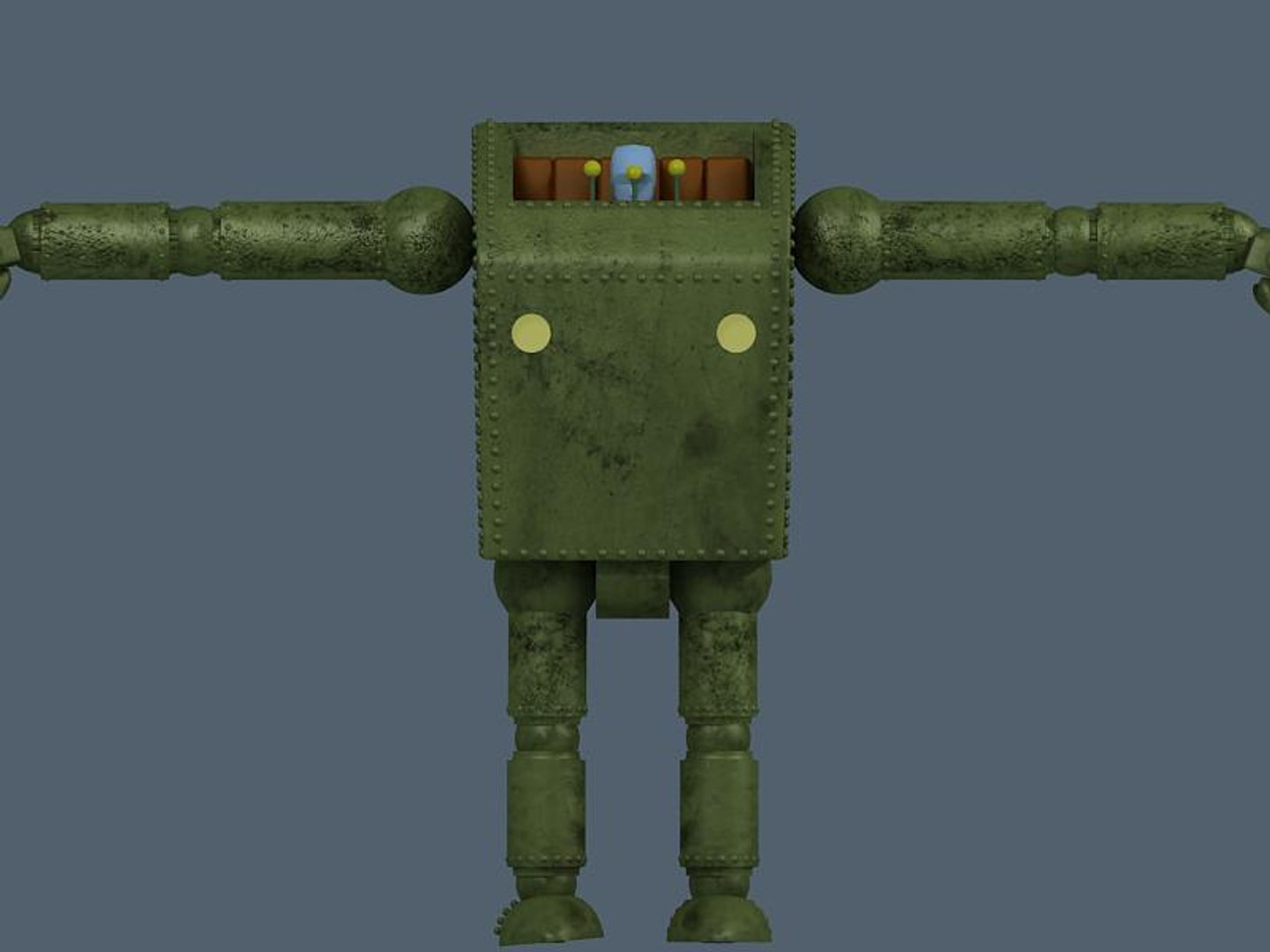 Robot Conan 3d Model