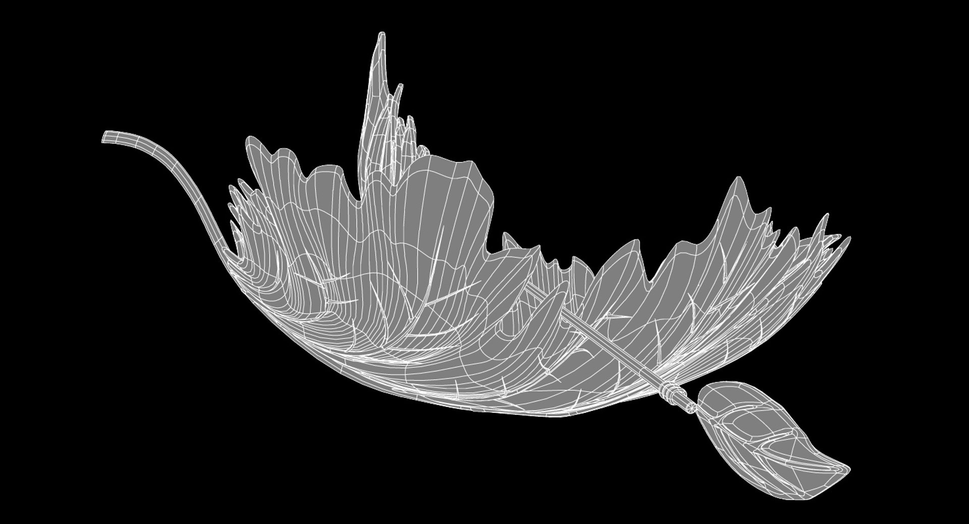 Leaf Boat 3D - TurboSquid 1381385