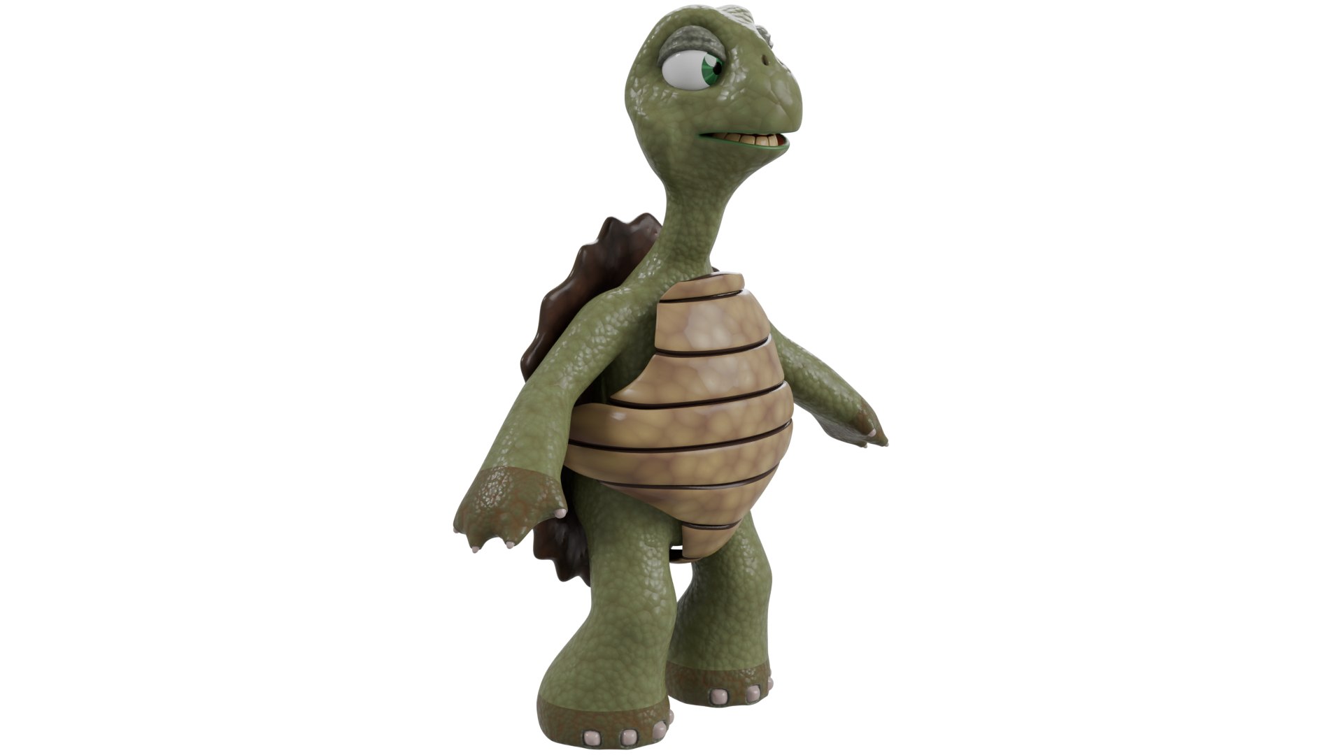 3D Cartoon Turtle - TurboSquid 2351638