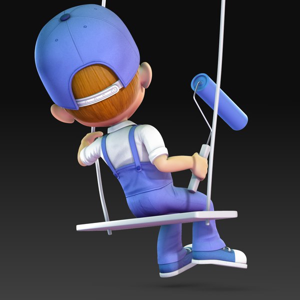 cartoon use 3d model