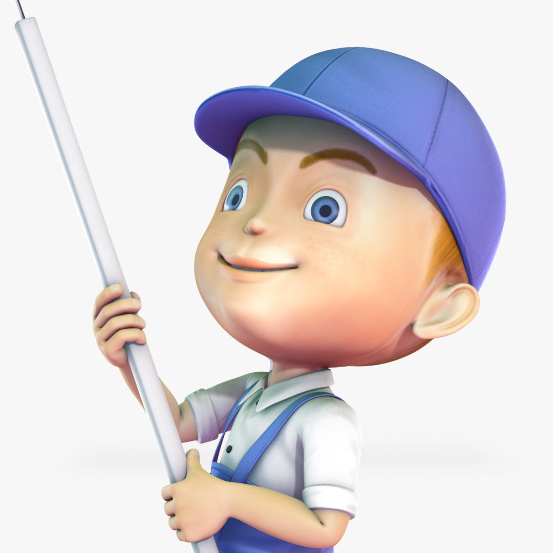 cartoon use 3d model