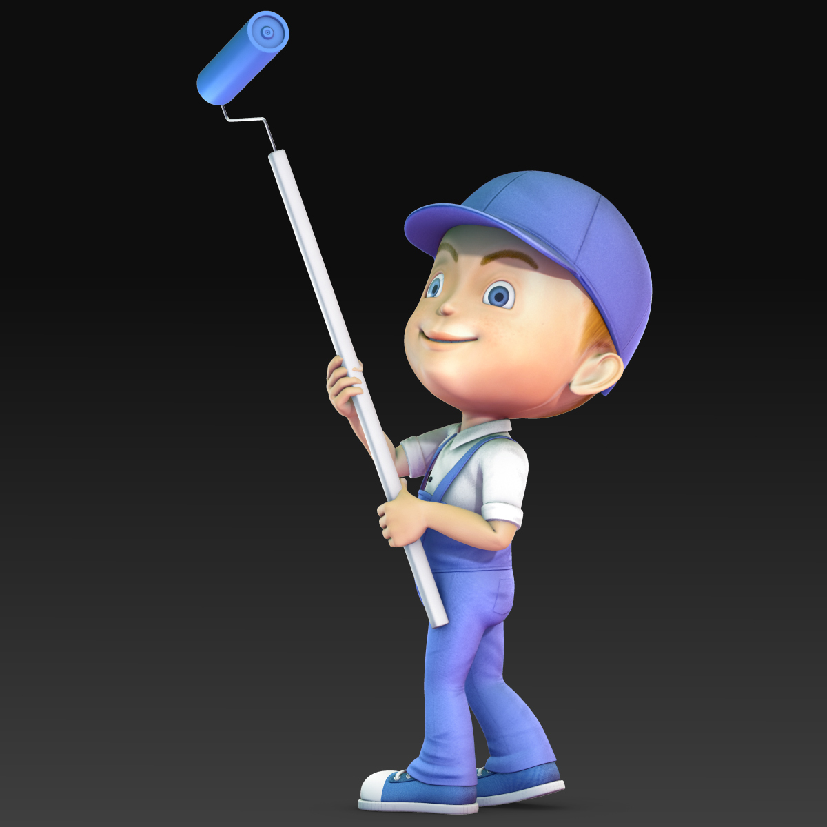 cartoon use 3d model