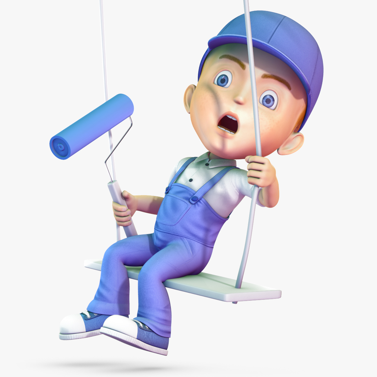 cartoon use 3d model