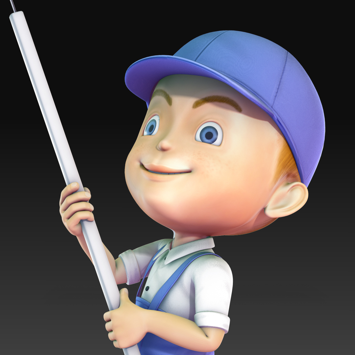 cartoon use 3d model