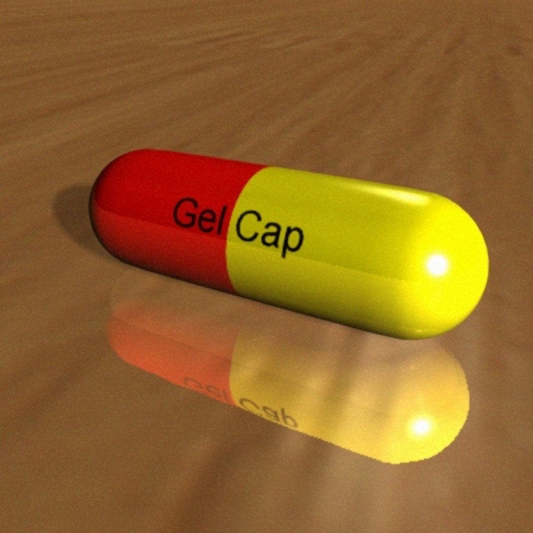 Professionally Gel Capsule 3d Model