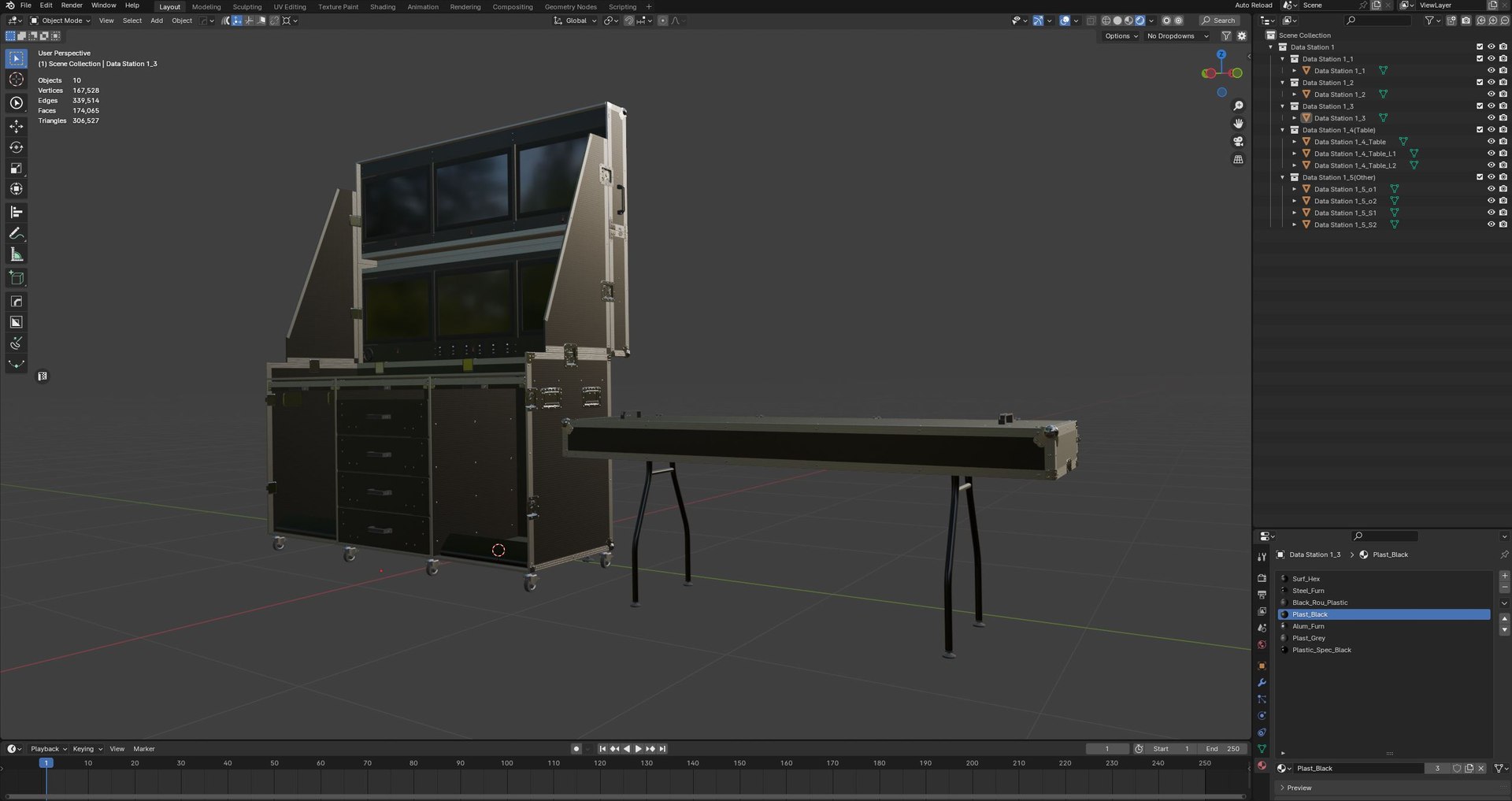 3D Model Data Station 1 - TurboSquid 2199444
