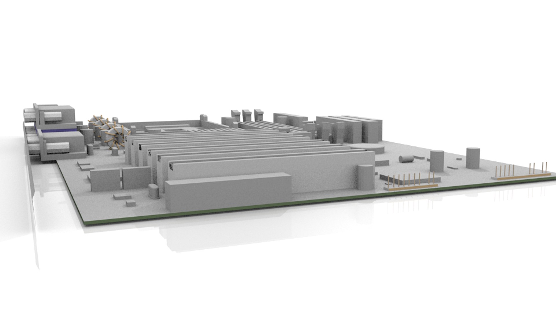 Motherboard 3d Model