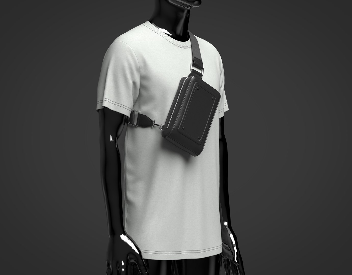 3D Crossbody Bag 3d Model - TurboSquid 2140533