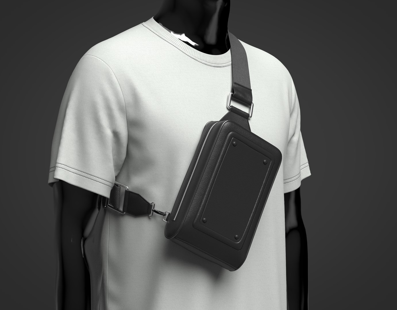 3D Crossbody Bag 3d Model - TurboSquid 2140533