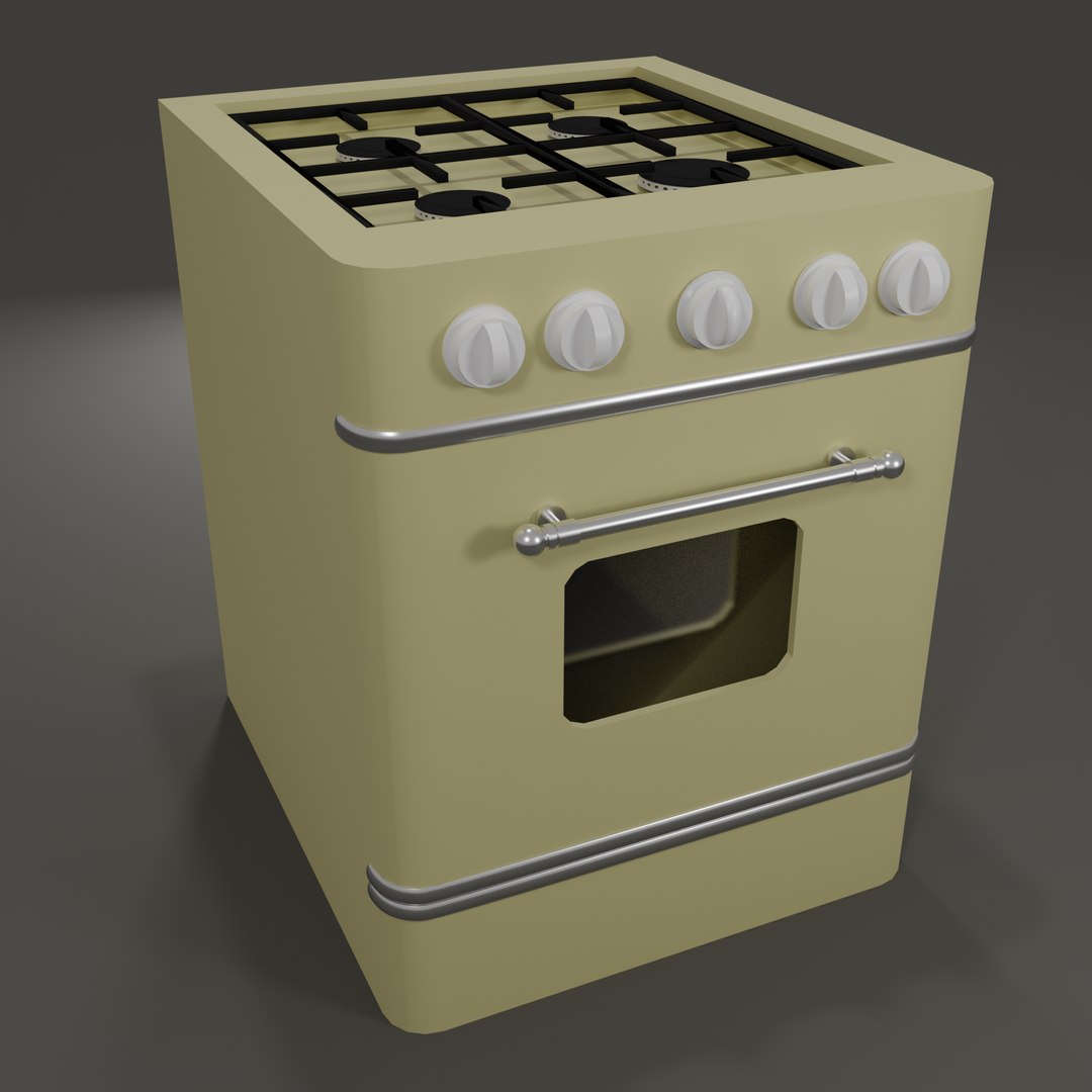 3D Stove Model - TurboSquid 1809973