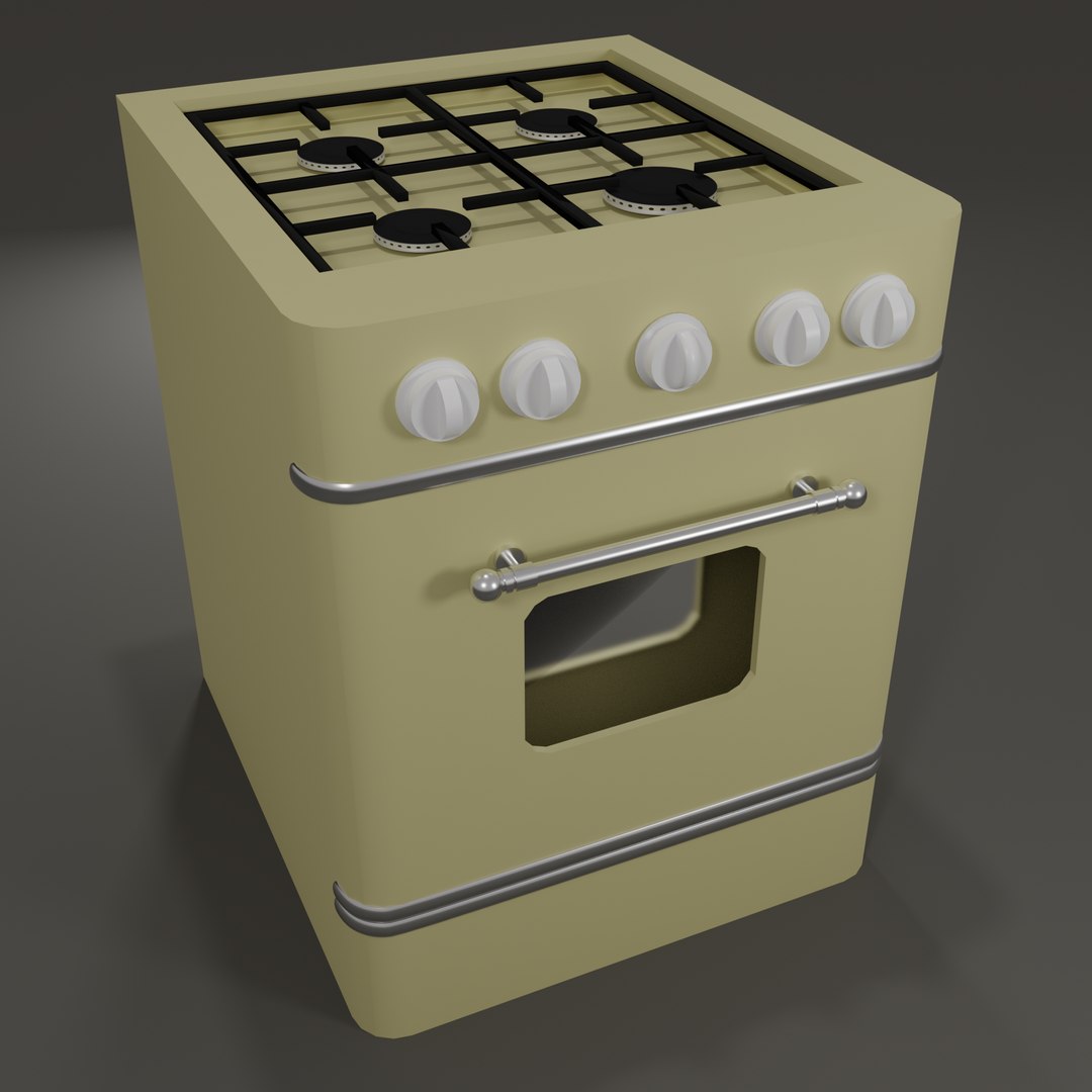 3D Stove Model - TurboSquid 1809973
