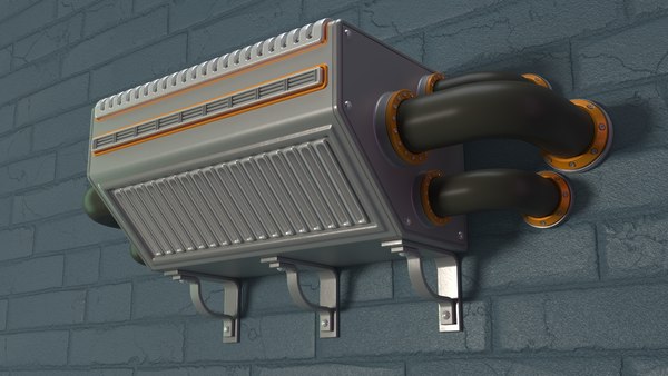 3D модель Коллекция кондиционеров 1 - TurboSquid 1944144