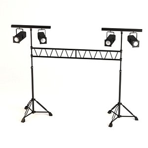 3d stage light model