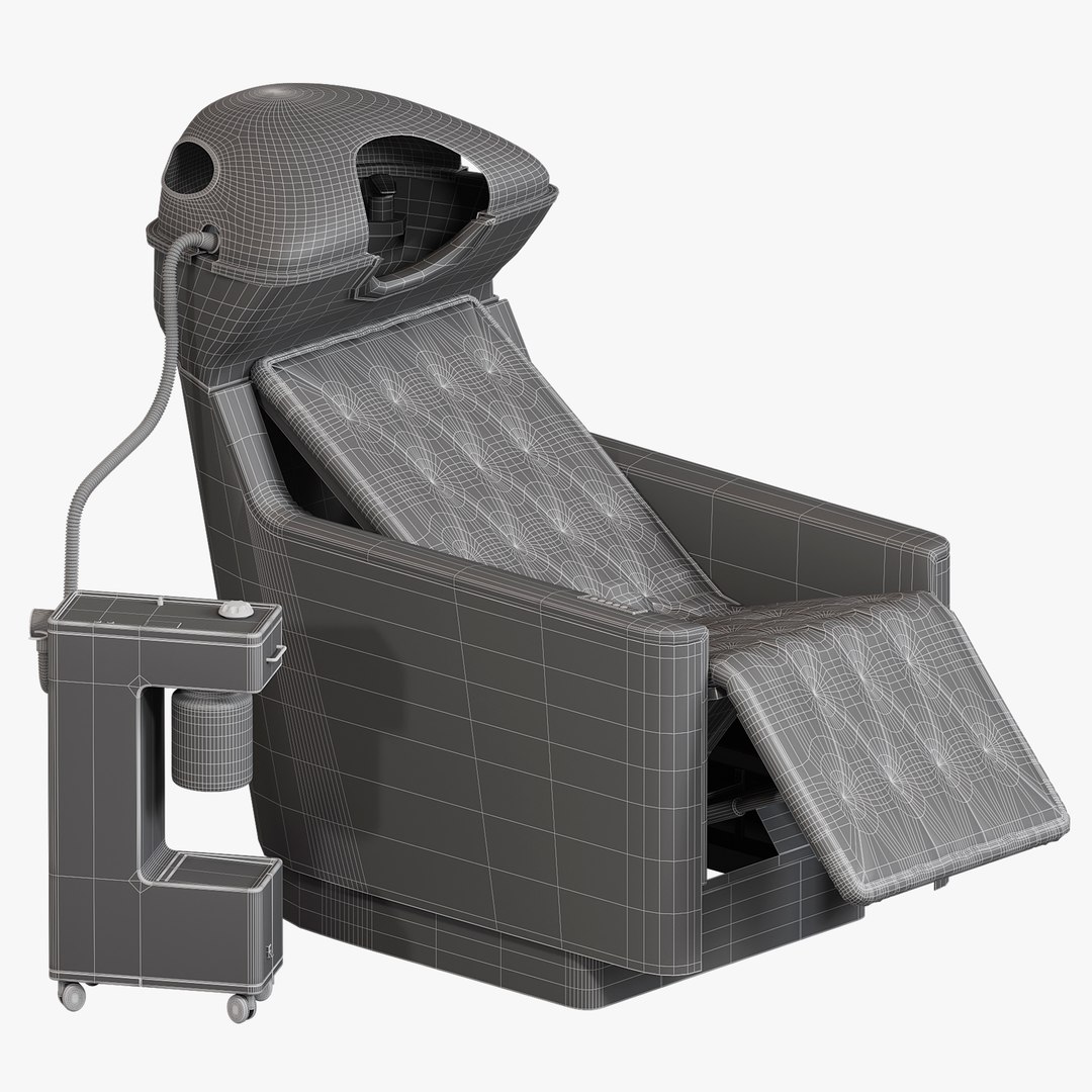 3D Chair With Barber Sink GREEN STAR CLASS AIR Maletti - TurboSquid 2073490