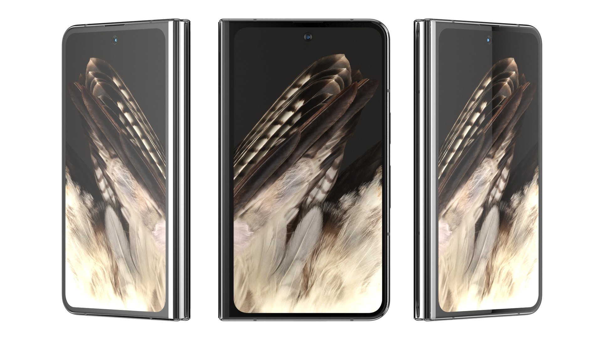 Google Pixel Fold Obsidian 3D Model - TurboSquid 2113189