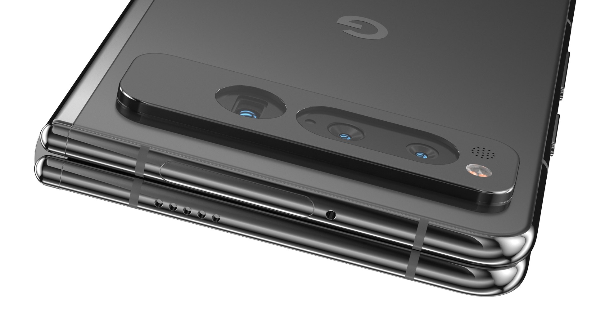 Google Pixel Fold Obsidian 3D Model - TurboSquid 2113189