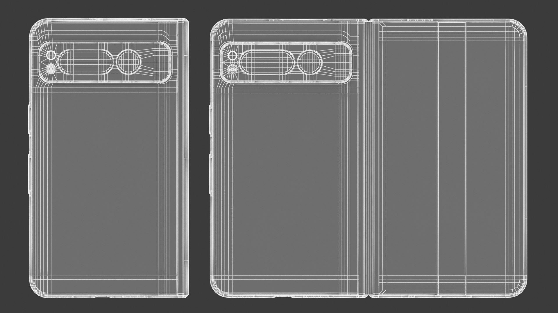 Google Pixel Fold Obsidian 3D Model - TurboSquid 2113189