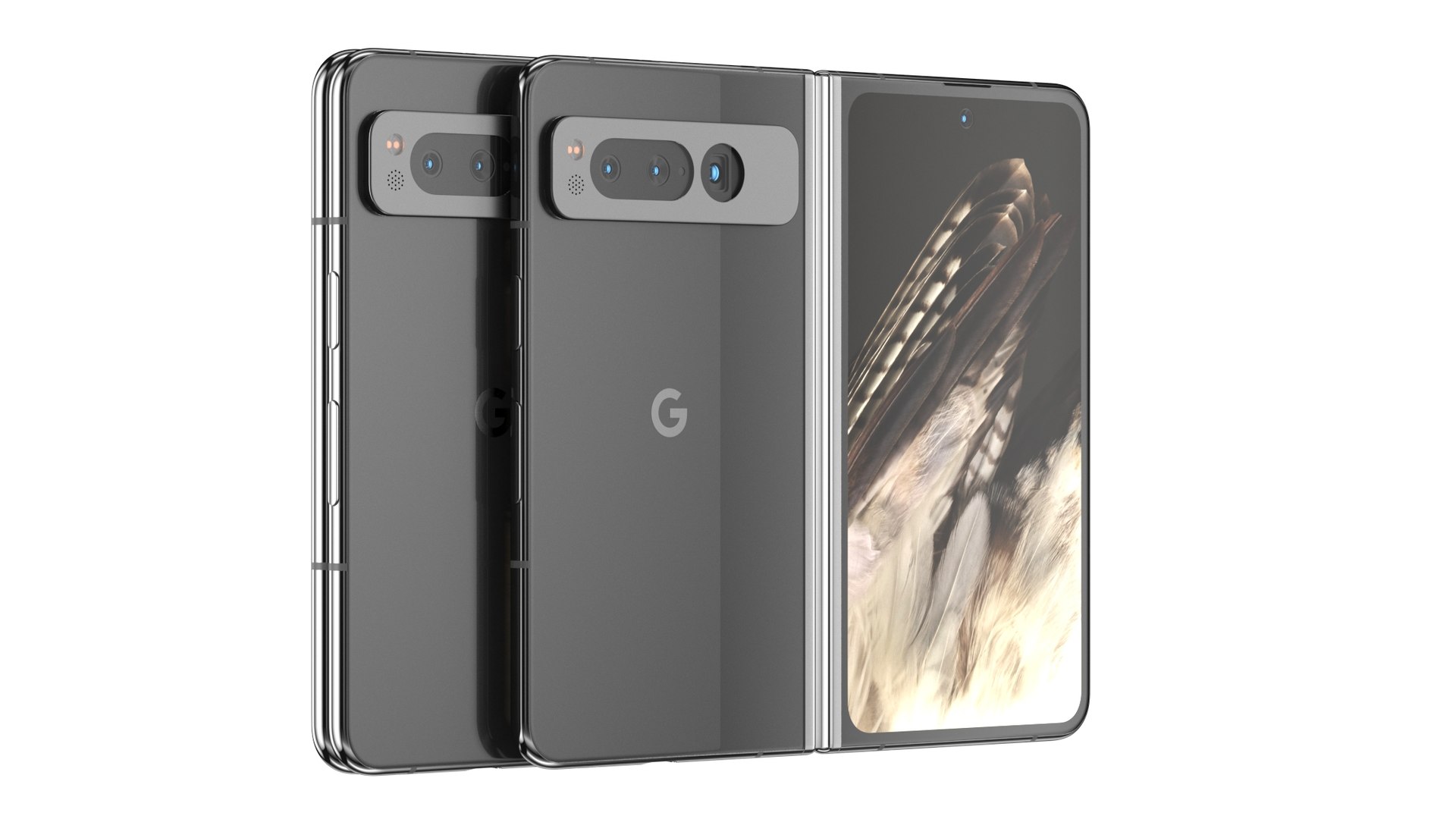 Google Pixel Fold Obsidian 3D Model - TurboSquid 2113189