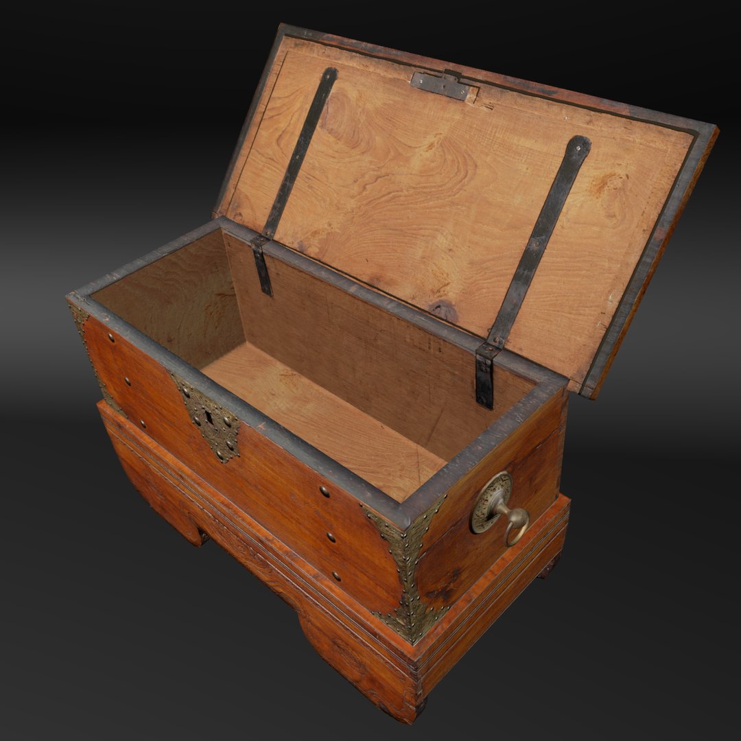 Captain Sea Chest 3d 3ds