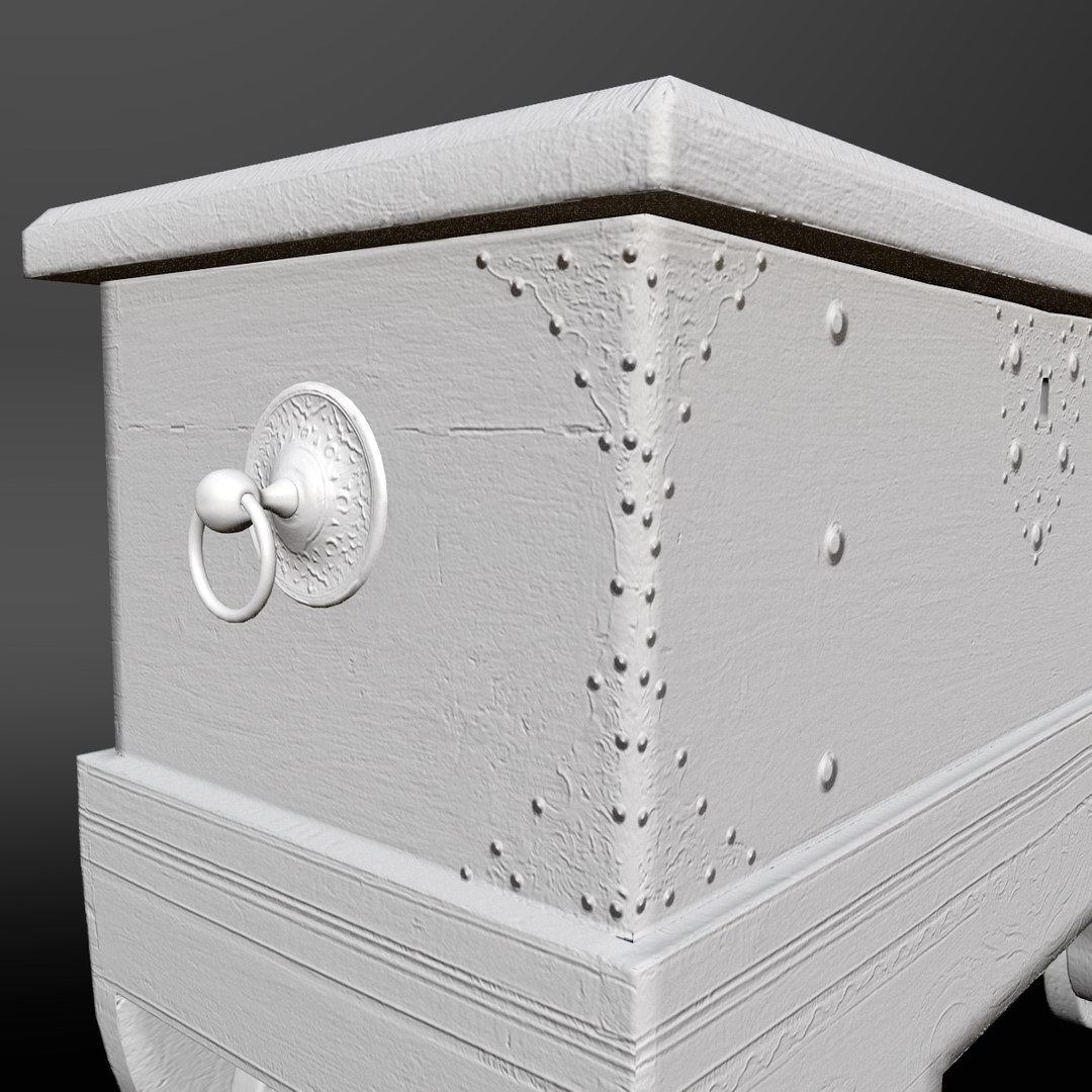 Captain Sea Chest 3d 3ds