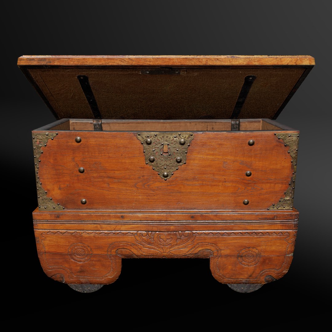 Captain Sea Chest 3d 3ds