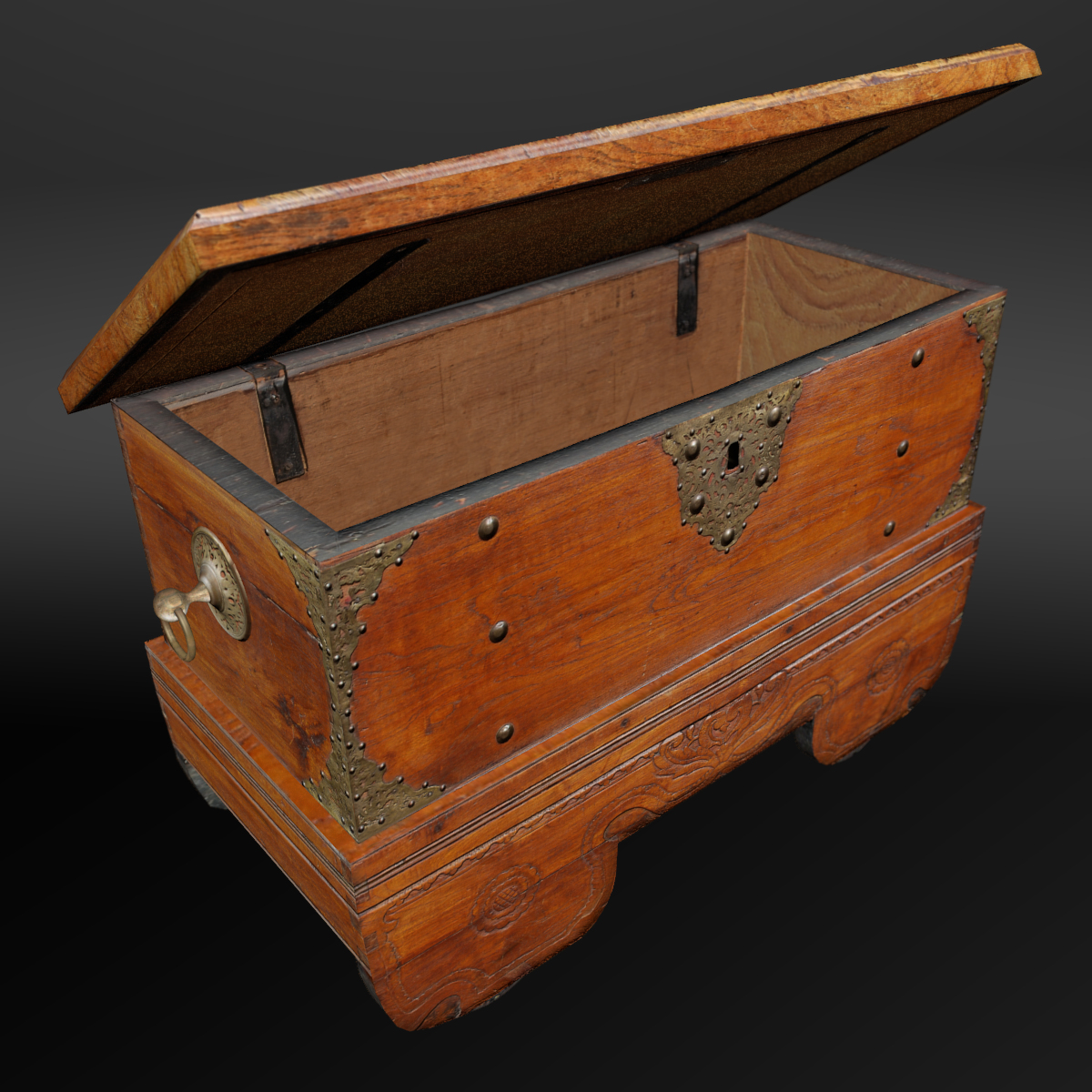 captain sea chest 3d 3ds