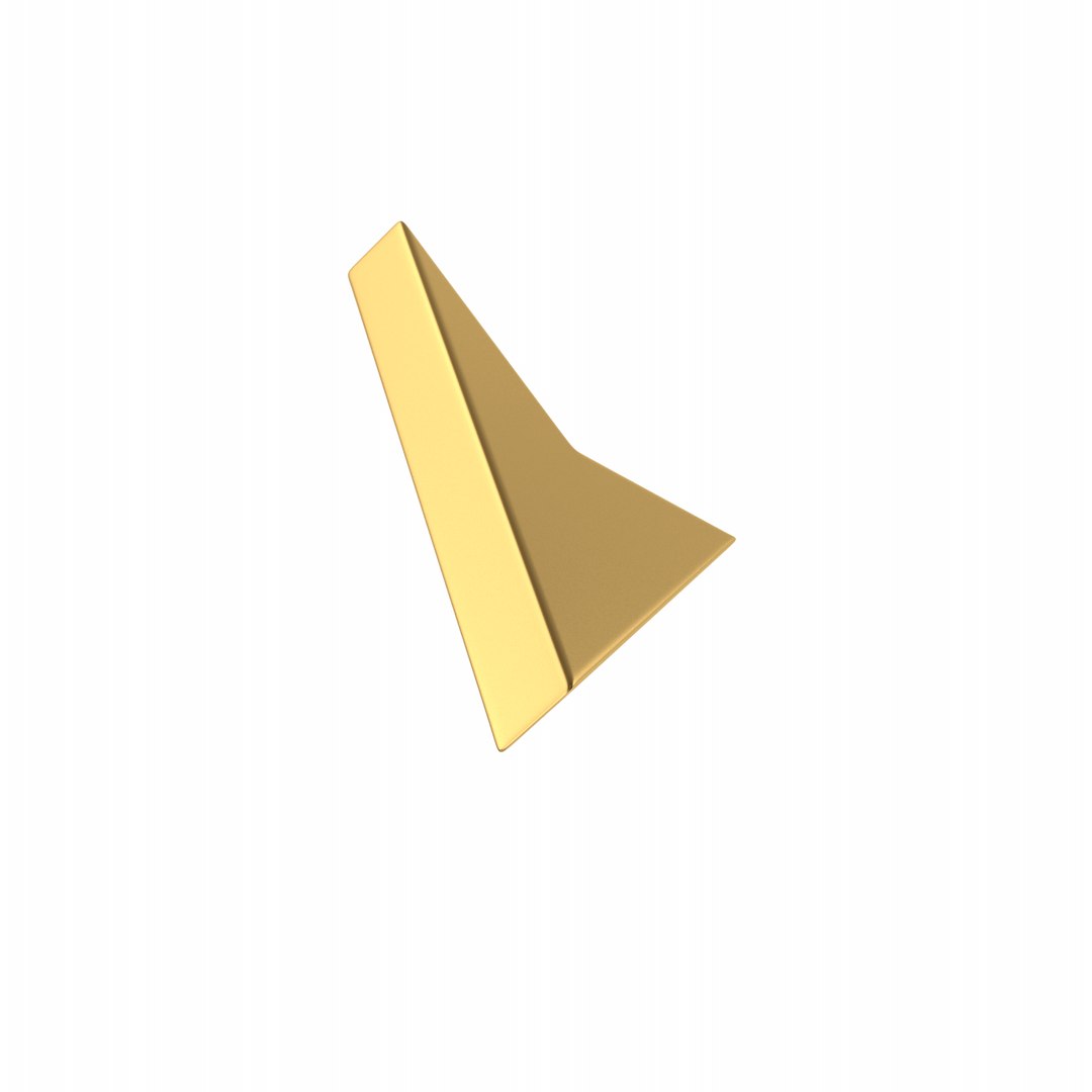 3D Gold Arrow Pin - TurboSquid 2200787