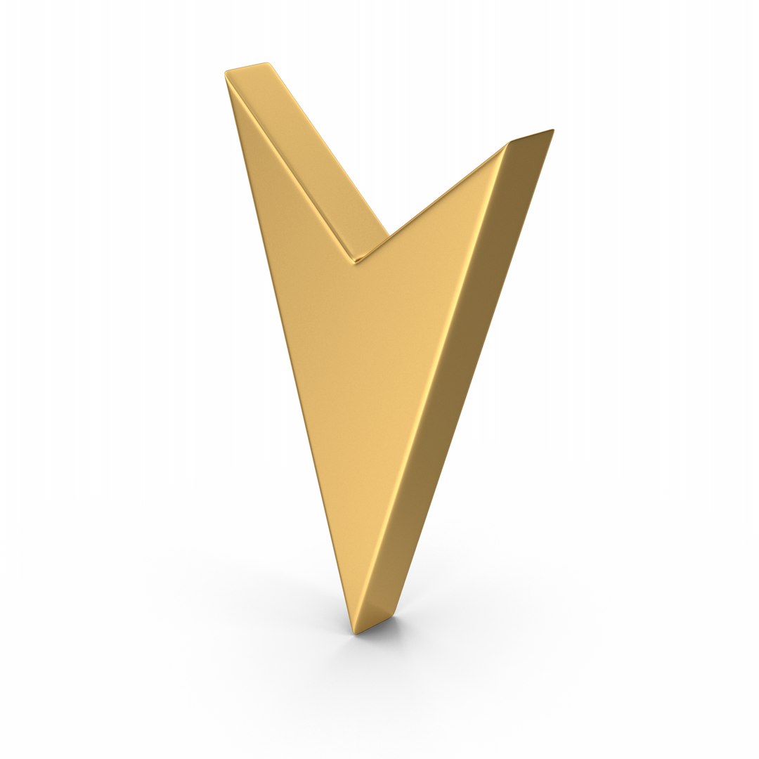 3D Gold Arrow Pin - TurboSquid 2200787