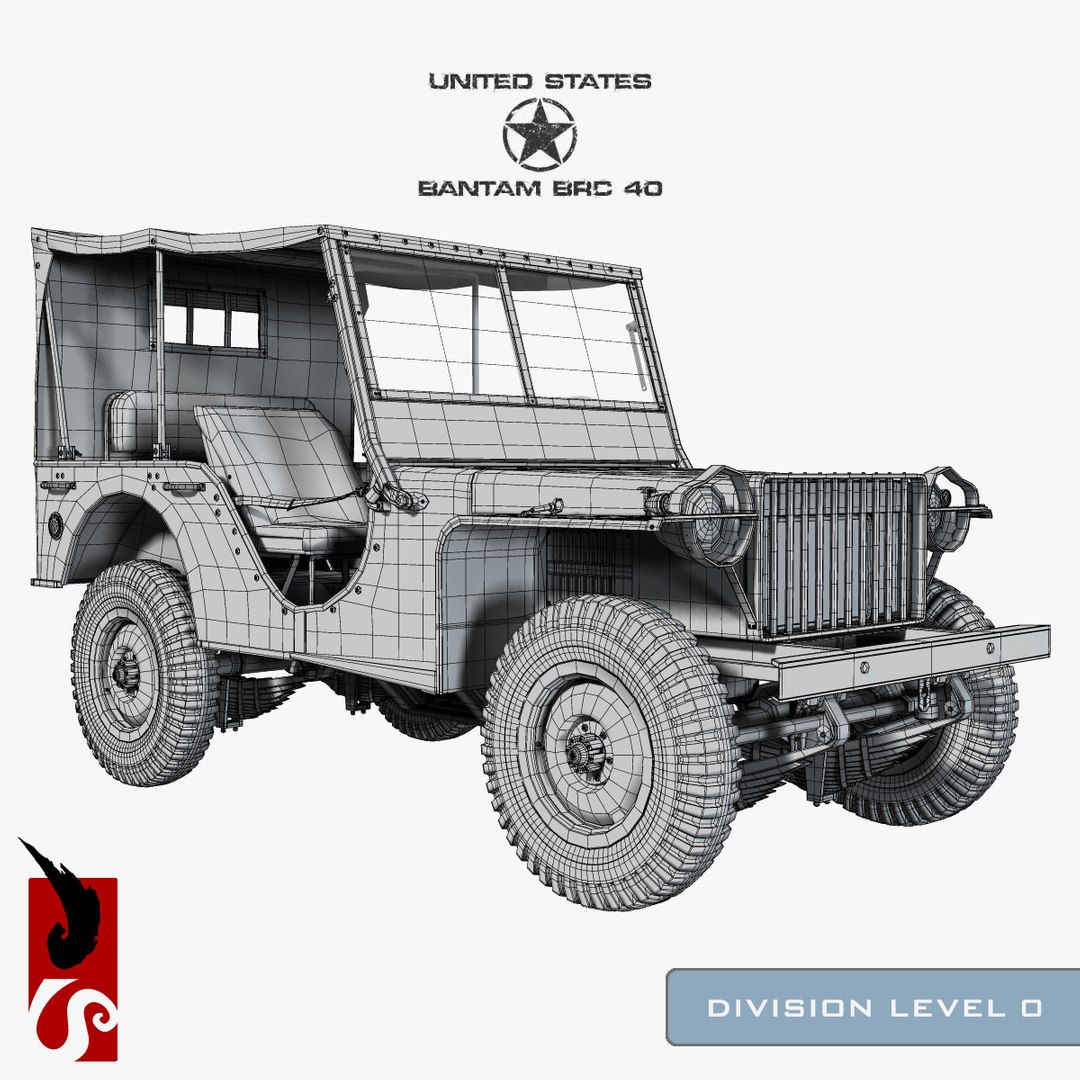 united states bantam brc 3d model