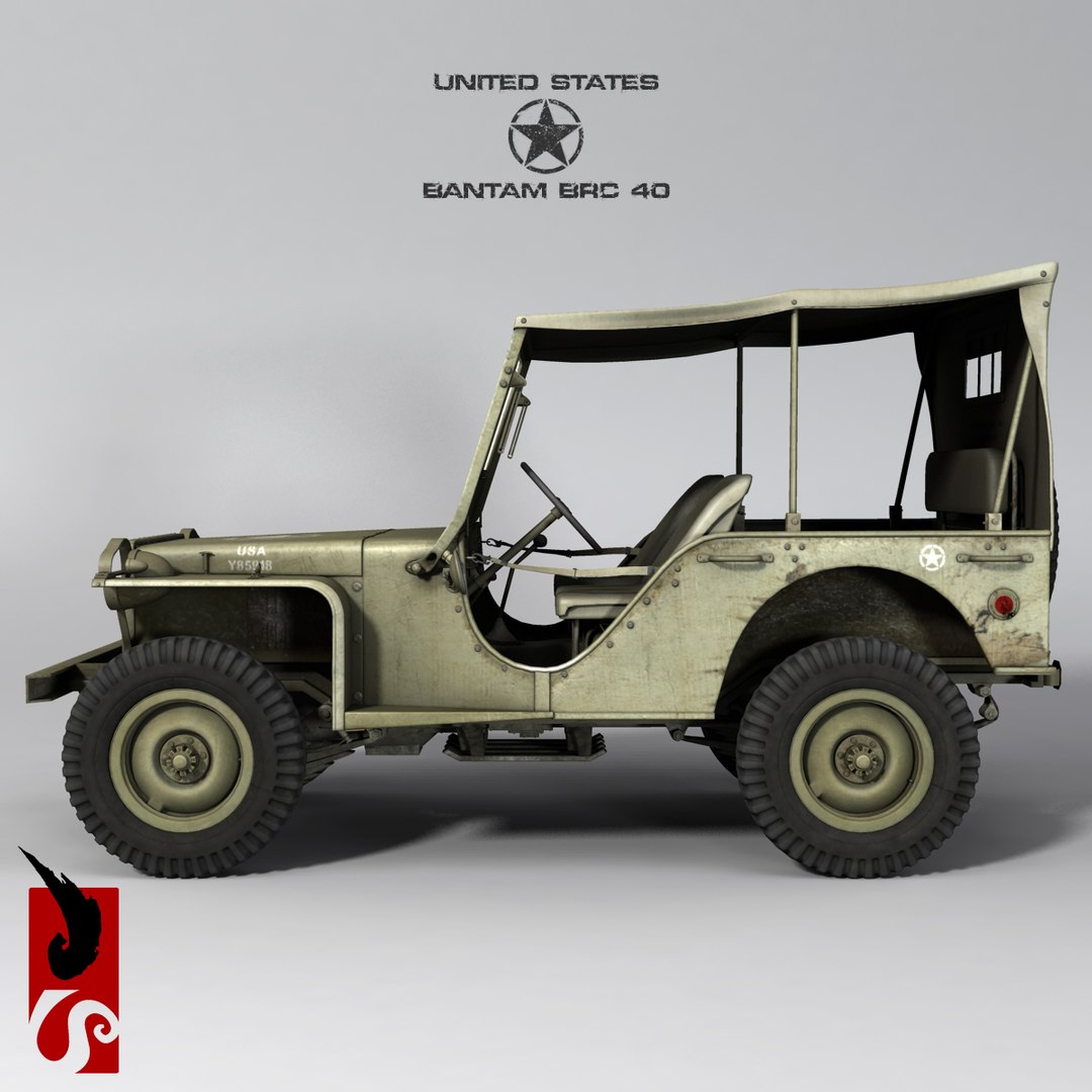 united states bantam brc 3d model