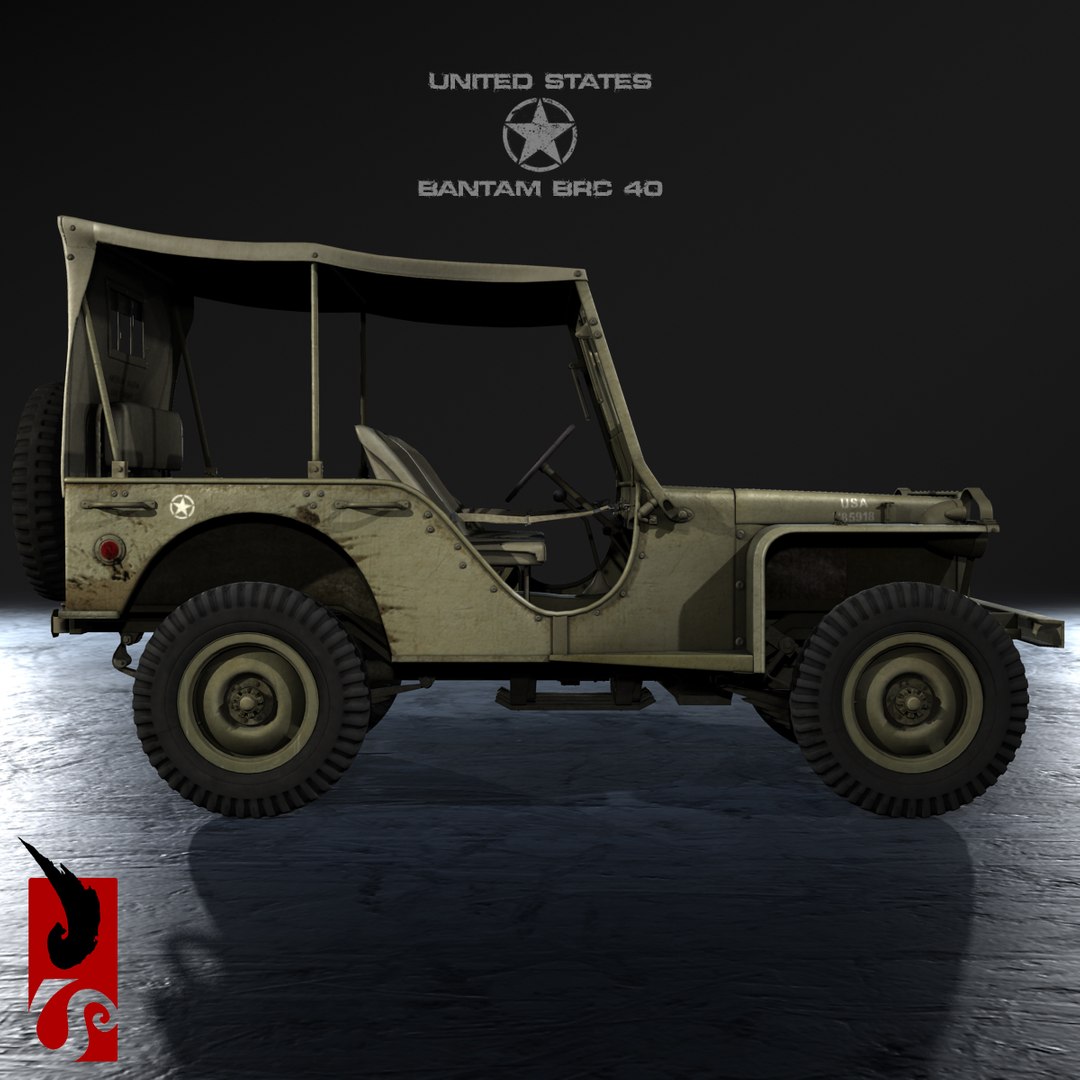United States Bantam Brc 3d Model