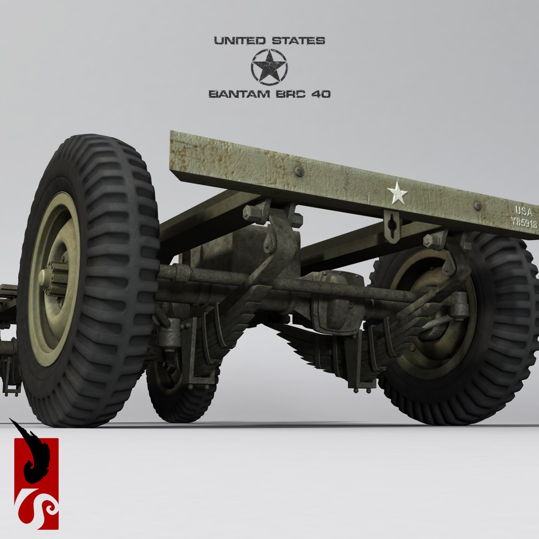 united states bantam brc 3d model