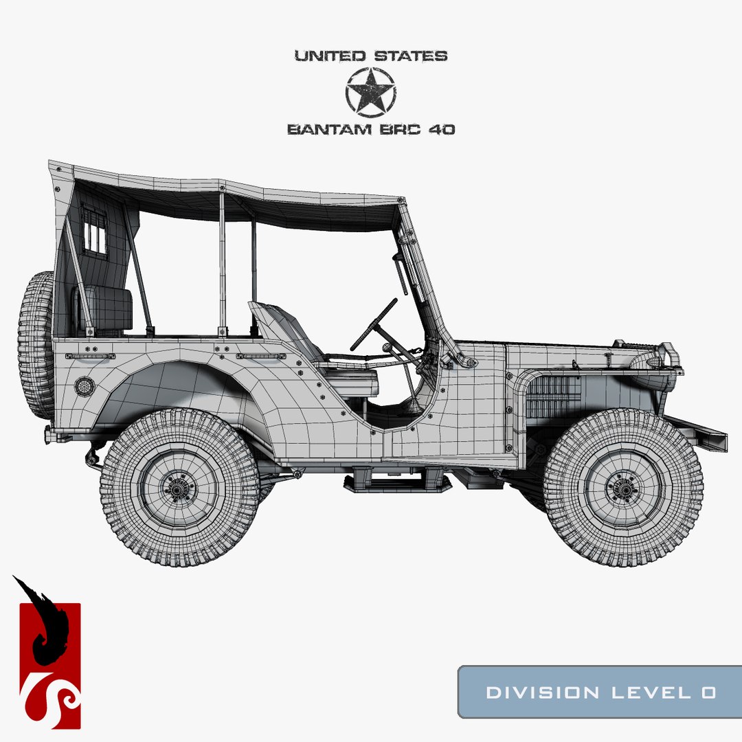 united states bantam brc 3d model