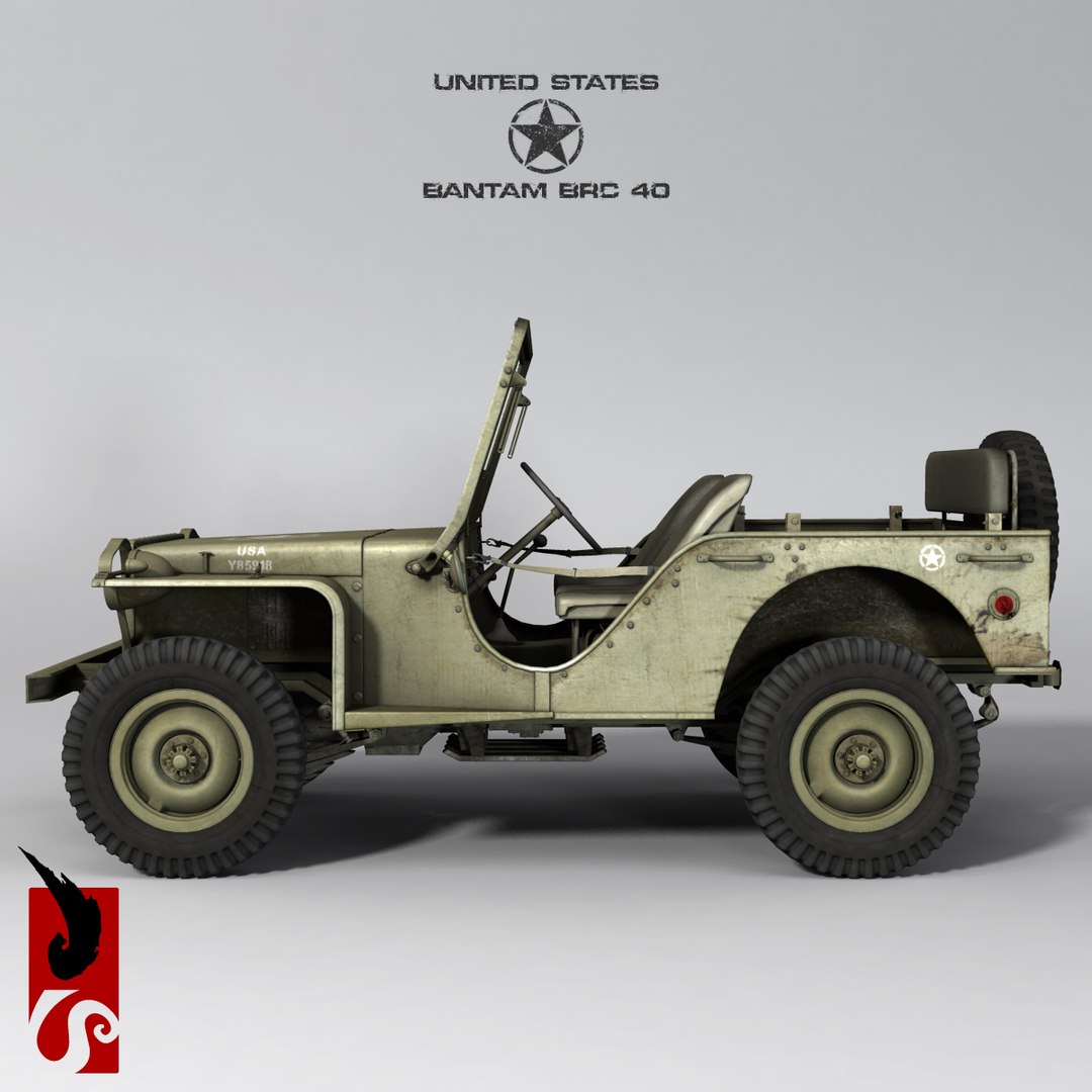 united states bantam brc 3d model